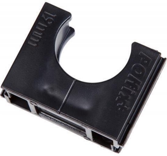 PIPELIFE klemblok 16mm PVC UVS - Polfix zwart per 150 stuks (1196901423 ...