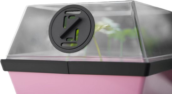 Flype Sprout - Kweekbak GrijsRoze - Plantenbak - Vensterbank - Mini ...