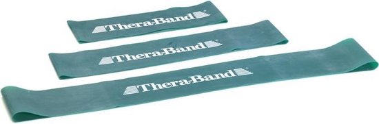 Thera-Band Loops 20 cm/ 8" zwaar - groen | bol