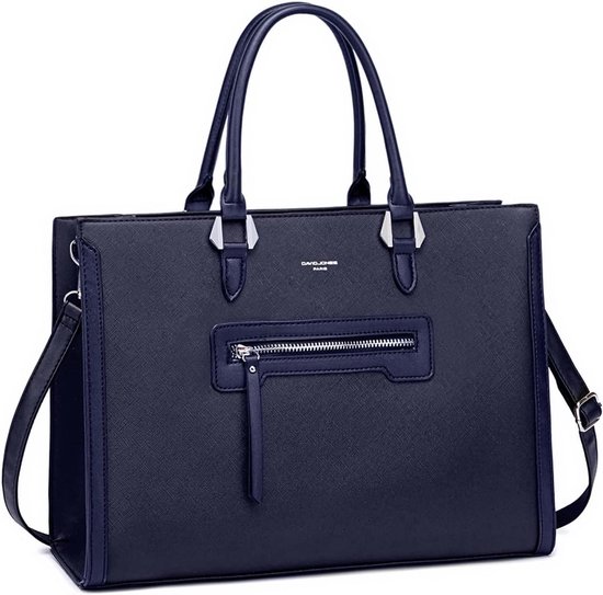 Grote Dames Handtas - Elegante Tote Shopper van PU Leer - Veel Vakken ...