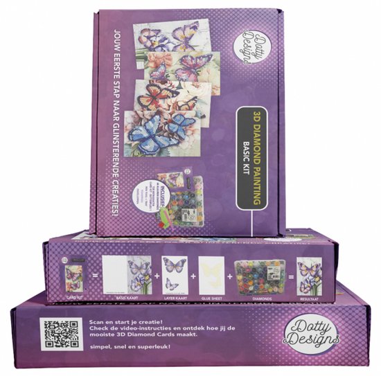 Dotty Designs 3D Diamond Painting Basic Kit | bol