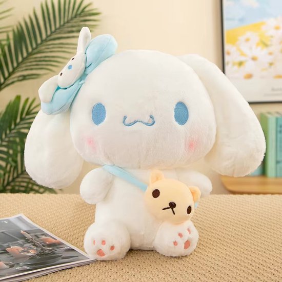 Sanrio - Cinnamoroll knuffel - Groot - 38cm - met tas - Kuromi - Hello ...
