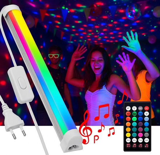 RGB TL Lamp – Gekleurde LED Verlichting met Afstandsbediening – 60 cm ...