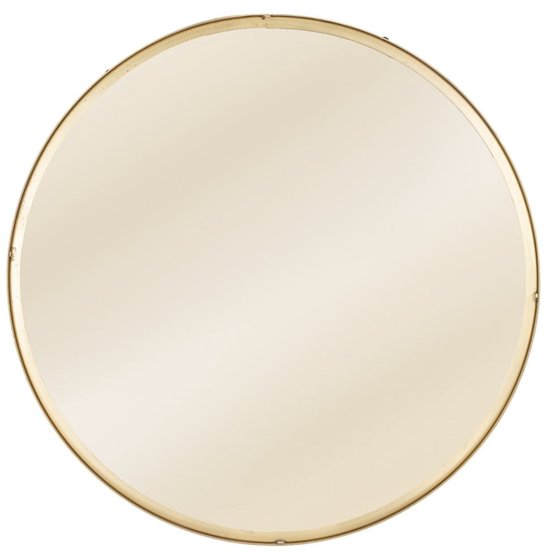 Spiegel Rond 80 cm Gouden Rand - Wandspiegel - Ronde Spiegel - 80 cm | bol