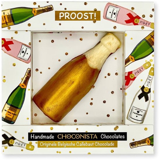 Choconista - Fles - Original Belgian Chocolade -Proost!! | bol