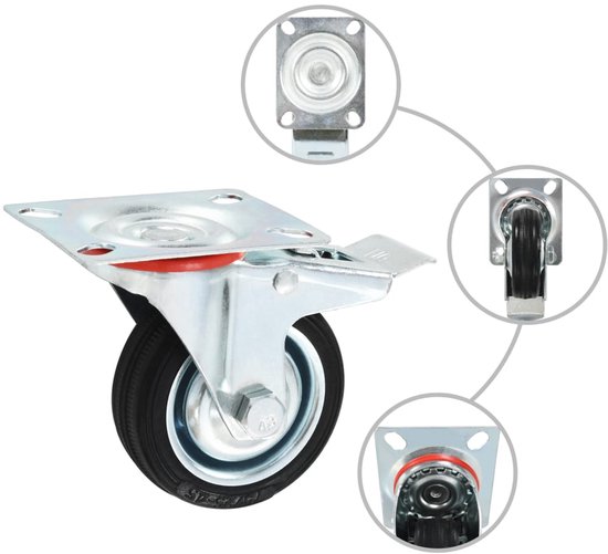 vidaXL Wiel - Wielen - Wieltje - Wieltjes - 32 st Wielen 75 mm | bol