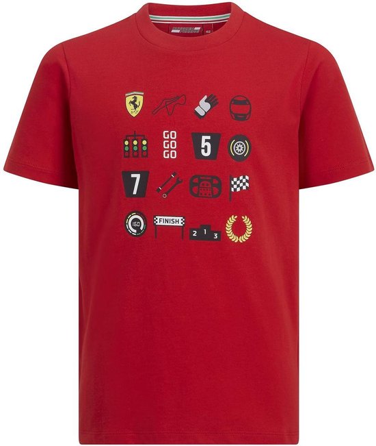 Scuderia Ferrari Kids Graphic Tee | bol.com