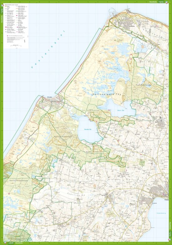 Hiking maps- Nationalpark Thy | bol