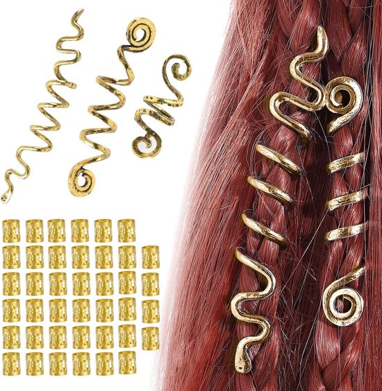 Metalen Vlecht Decoratie Aluminium Dread Sloten - Verstelbare Haar ...