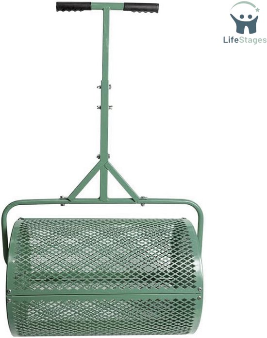LifeStages - Strooiwagen - 75L Compoststrooier Met Handvat ...