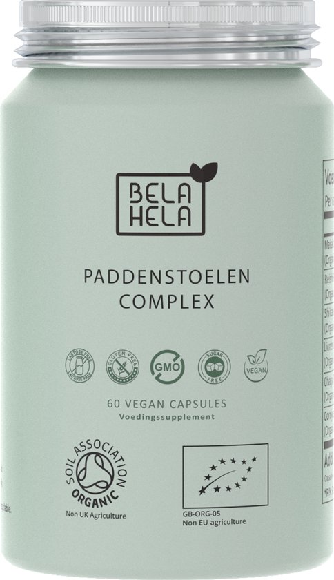 Bela Hela Paddenstoelen Complex - 60 vegan capsules - duurzame ...