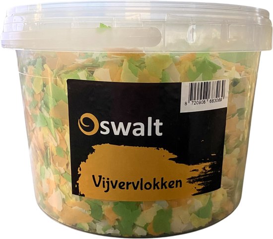Oswalt Vijvervlokken - Visvoer voor goudvissen & karpers - 2,5 liter | bol