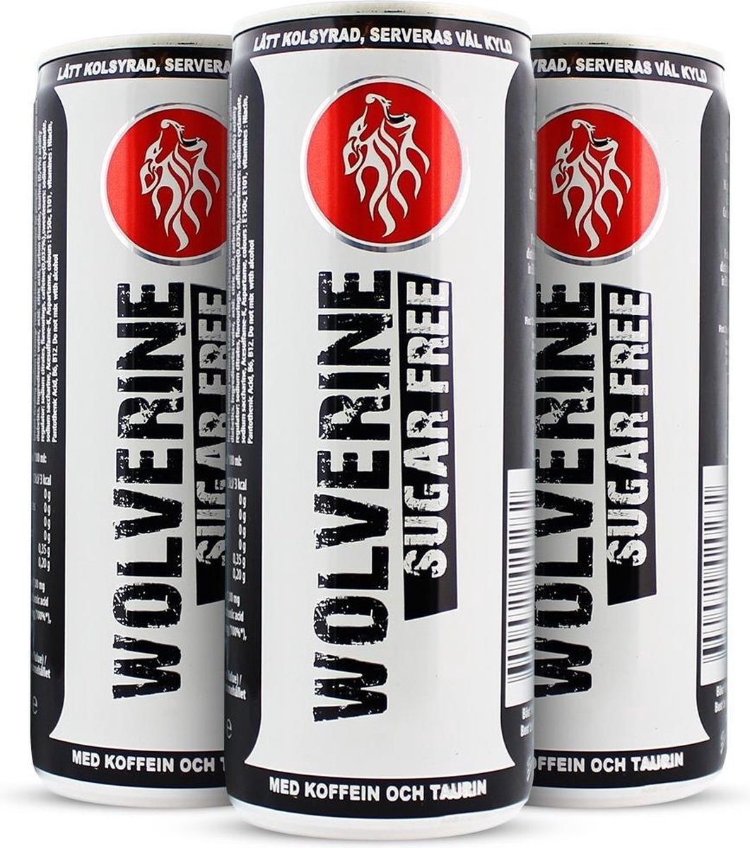Wolverine - Sugar Free Energy drink | bol.com