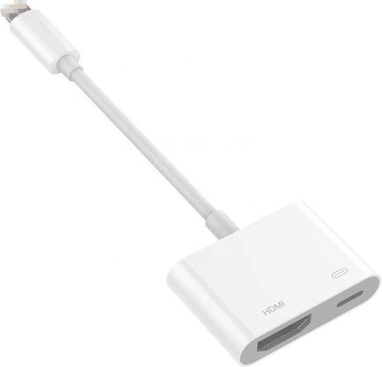 Lightning naar HDMI Adapter voor iPhone/iPad – 1080P AV Digital Kabel ...