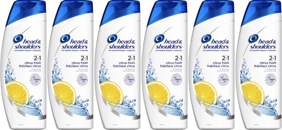 Head & Shoulders Shampoo – Citrus Fresh 2-1 400 ml (6 stuks) | bol