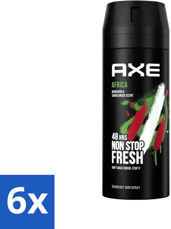 Axe - Deodorant Bodyspray - 48hrs Non Stop Fresh - Africa - Mandarin ...