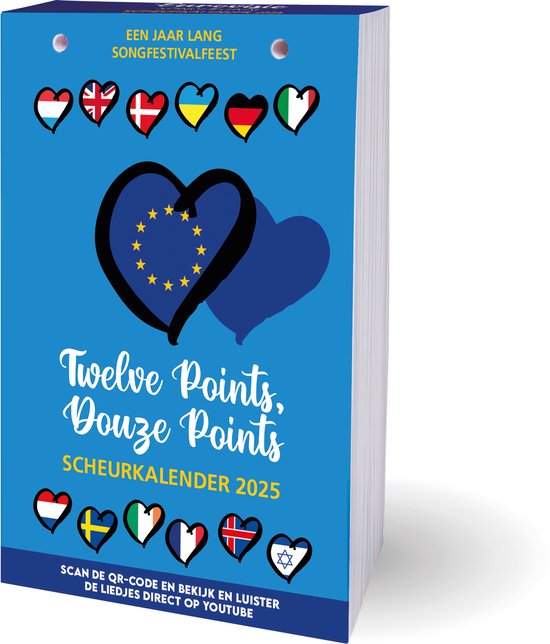 Twelve Points, Douze Points scheurkalender 2025 | bol