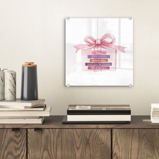 Cadeau - Strik - Tekst - Roze | bol