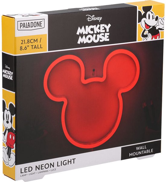 Paladone Mickey Mouse LED Neon Wandlamp | bol