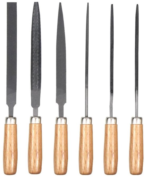 Vijlenset 6 delig - Geschikt voor Licht en Precies Vijlwerk - Mini ...