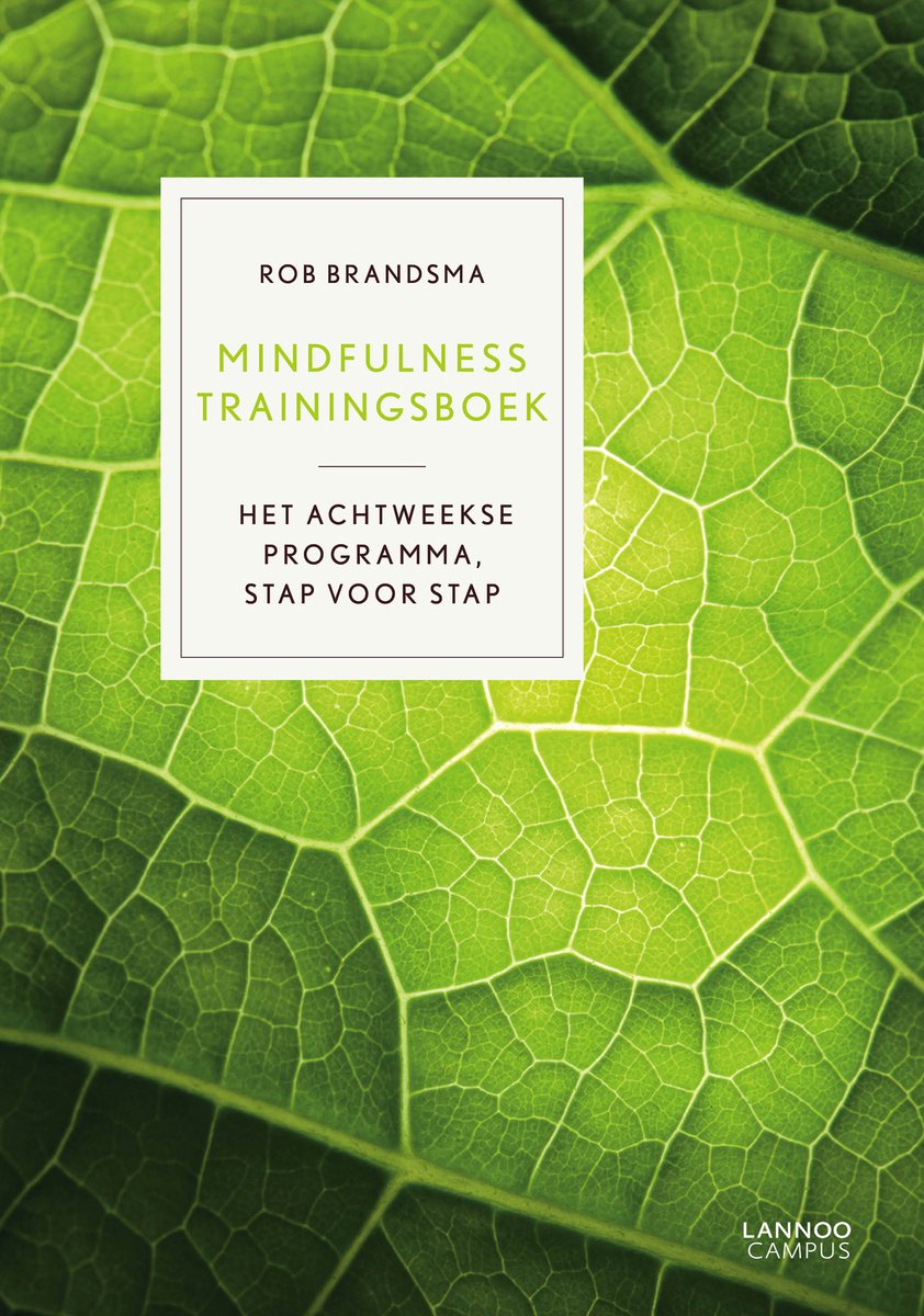 Boeken zoals 'Mindfulness trainingsboek' van Rob Brandsma, Zoekeenboek.nl
