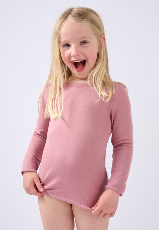 Damart - T-shirt met lange mouwen mix van Thermolactyl Sensitive - Kinderen - Roze - 8... | bol