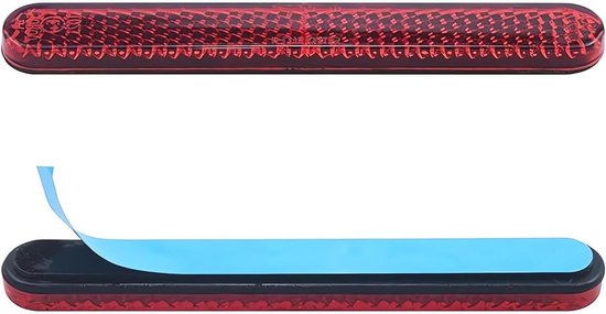 - Zelfklevende rode reflectoren 2 stuks voor motorfietsen en fietsen ...