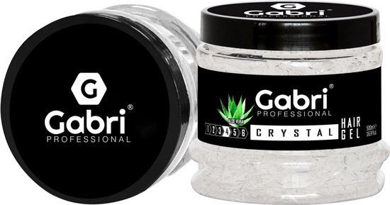 Gabri Hair Gel Crystal 500ml – Sterke Hold Stylinggel met Aloë Vera ...