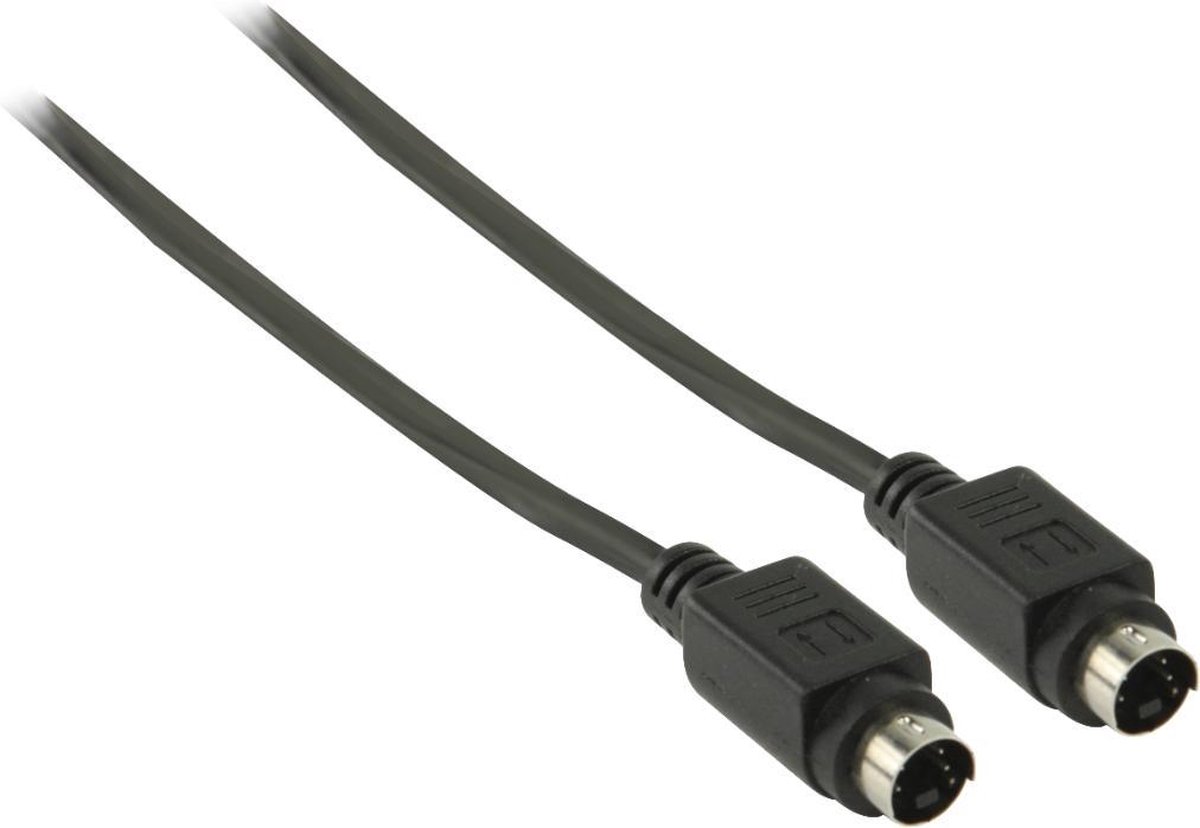 S-Video / S-VHS videokabel / zwart - 1 meter | bol