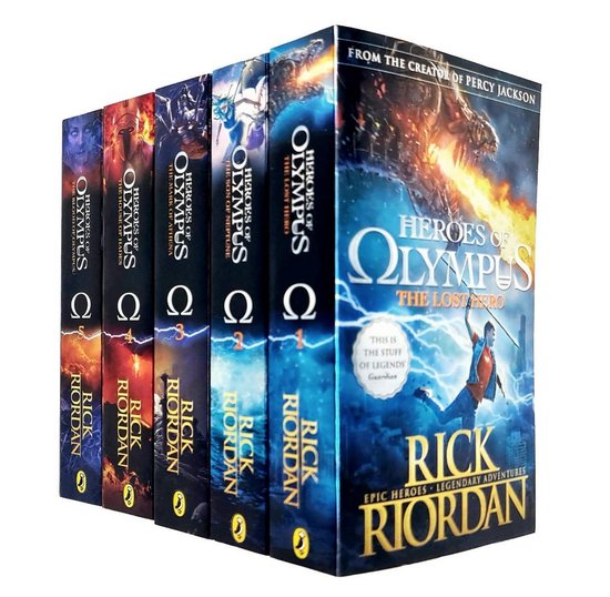 Heroes of Olympus By Rick Riordan Complete Collection 5 Books Set - Age ...