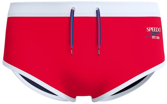 Speedo heren jetstream retro logo zwemslip rood | bol