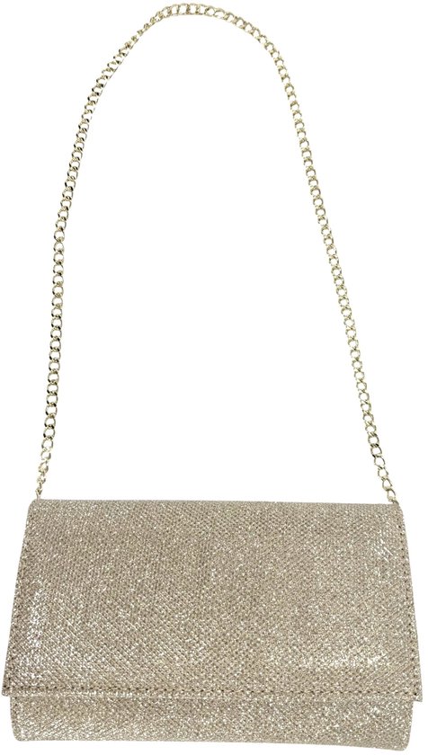 Gouden gala tas - Clutch - Stijlvol - Hand-finished - Veel glinstering ...
