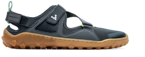 Vivobarefoot Tracker Sandal - Mens - Charcoal/Gum | bol