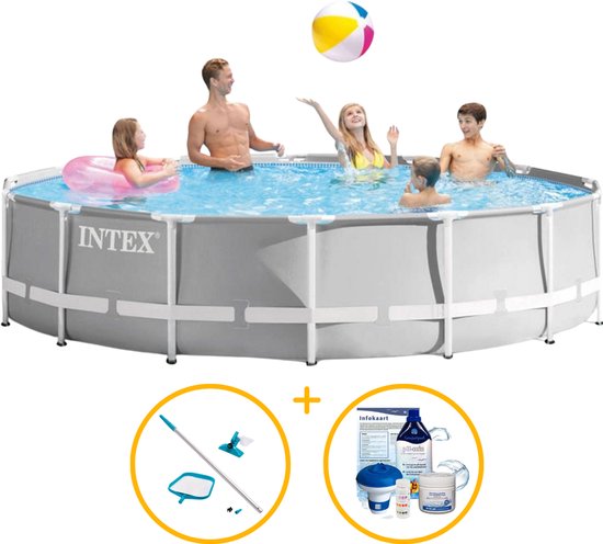 Intex zwembad 427 x 107 | Zwembadpakket | Prism Frame zwembad met ...