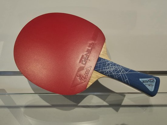 Tibhar Competitiebat Off- Stratus Powerwood Off- FL + Tibhar Genius 1.8 Rood + Zwart | bol