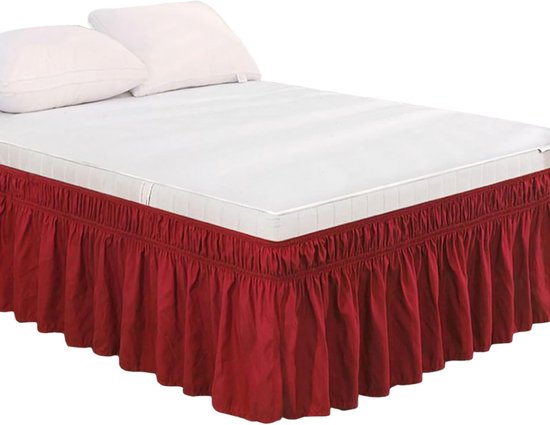 Wrap Around Bed Rok Volledig Bed,Valance Sheet Bed Rokken Queen Size ...