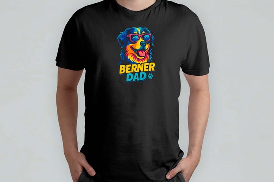 Berner Dad - T Shirt - Dog - DogLife - DogLover - PuppyLove - Hond ...