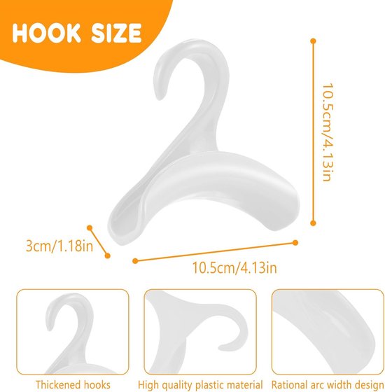 Handtas Hanger Haak voor Rugzakken, Schooltassen en Accessoires - Set ...