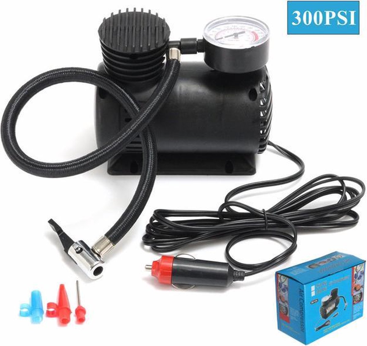 Mini Luchtcompressor 12V en 20 Bar | 300 PSI Draagbare Elektrische ...