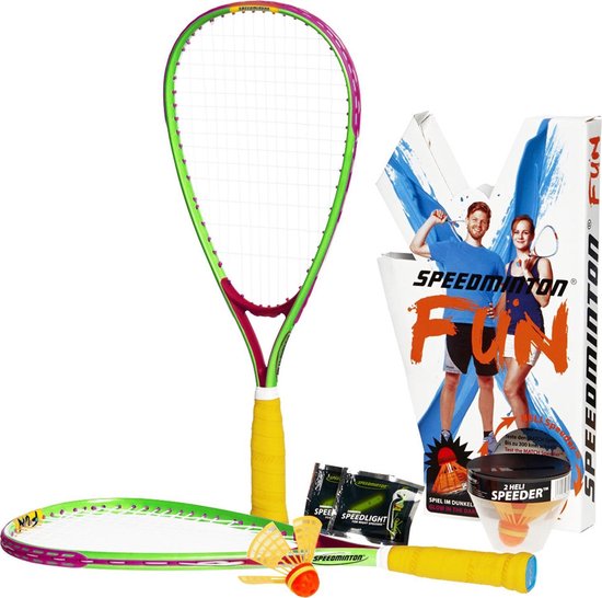Speedminton Fun limited Set - Speed badminton set - twee spelers ...