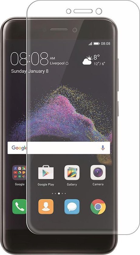 Muvit curved screen protector Tempered Glass for Huawei P8 Lite 2017 | bol