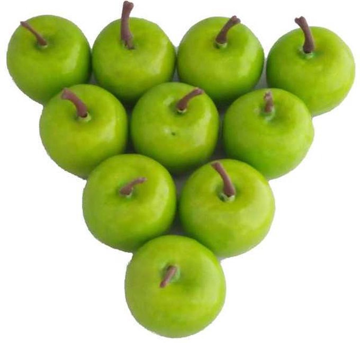Namaak groene appeltjes - kunststof appel - decoratie mini appel - per ...