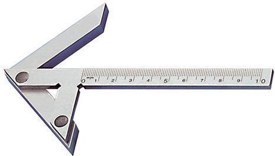 Precisie-centreerwinkelhaak Staal 250x160mm FORMAT | bol