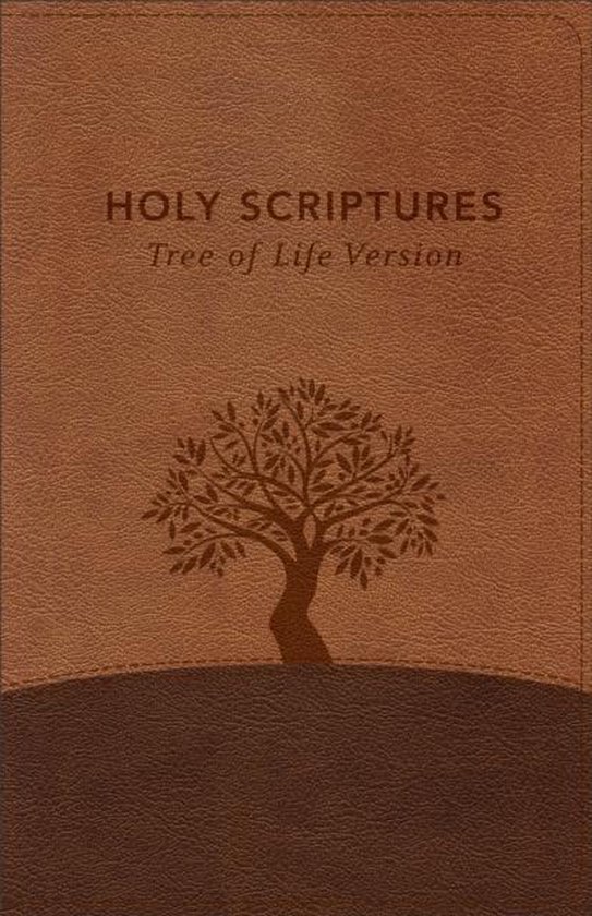 TLV Thinline Bible, Holy Scriptures, Walnut/Brown, Tree Design ...