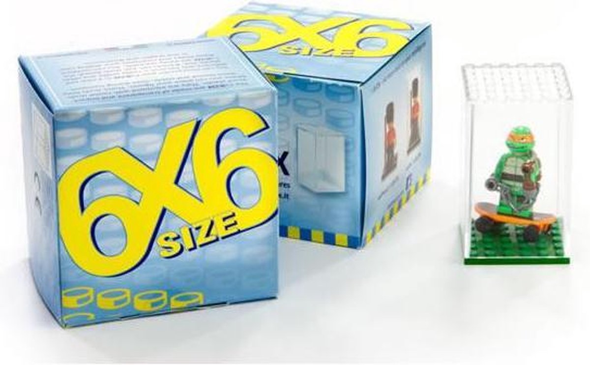 Fabiox doosje met 4 transparante display voor mini figuren (zoals lego ...