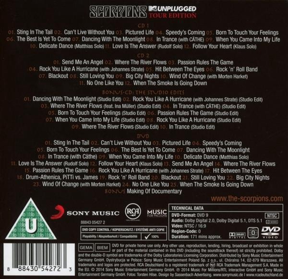 Scorpions - Mtv Unplugged (Limited Tour Ed, Scorpions | CD (album ...
