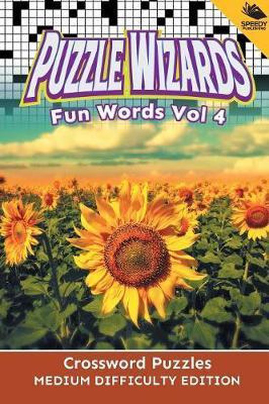 Puzzle Wizards Fun Words Vol 4: Crossword Puzzles Medium Difficulty ...