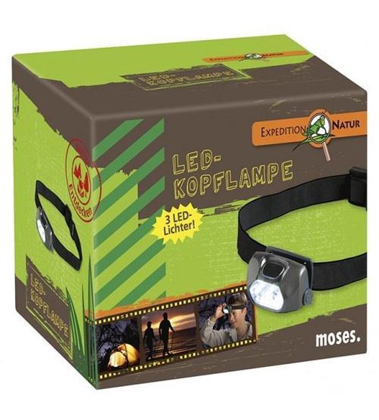 Moses Expeditie natuur LED hoofdlamp | bol