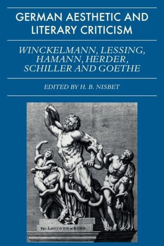 German Aesthetic and Literary Criticism: Winckelmann, Lessing, Hamann ...