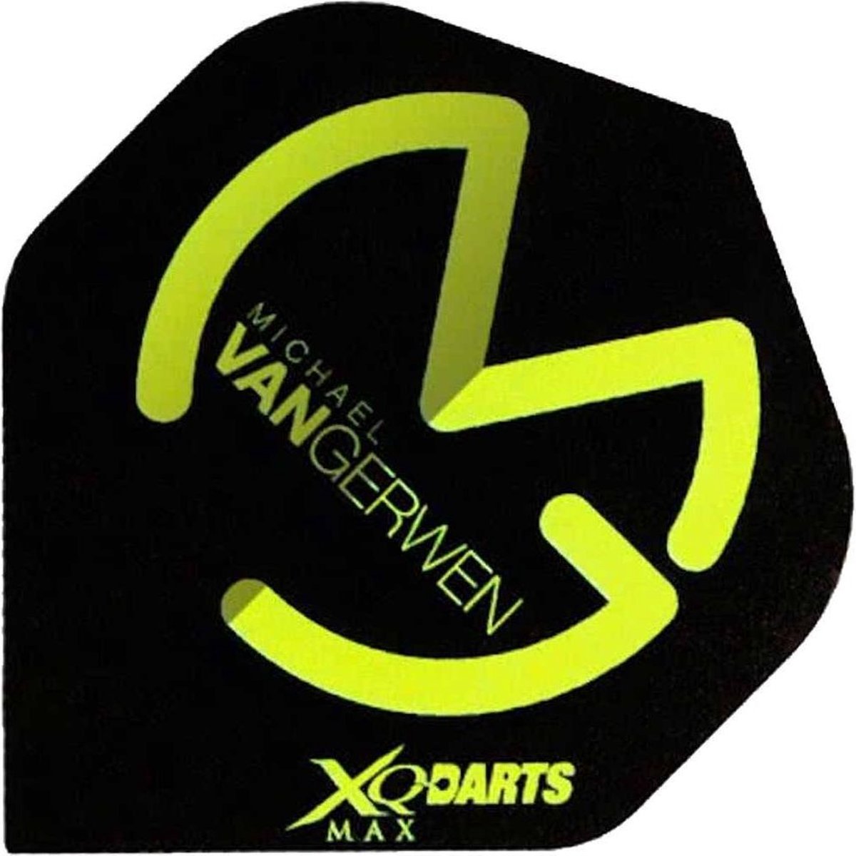 XQ-Max Michael van Gerwen Flight Zwart/Groen | bol.com
